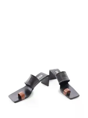 JIL SANDER 2010s Toe-strap Block-heel Sandals