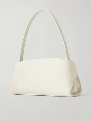 FERRAGAMO Hug Leather Shoulder Bag - Neutrals