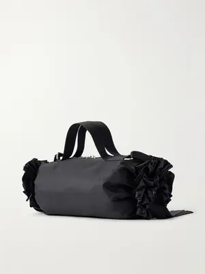 Simone Rocha Double Ribbon Rosette Crystal-embellished Satin Shoulder Bag