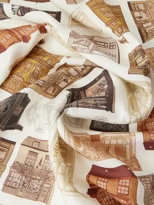 Burberry Printed Silk-twill Scarf