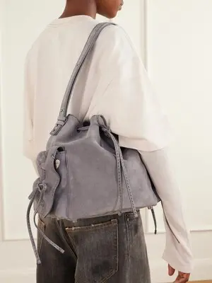 Acne Studios Suede Shoulder Bag