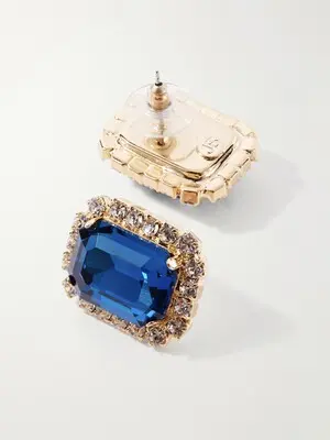 JENNIFER BEHR Diana Gold-plated Crystal Earrings