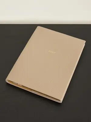 Smythson Soho 2027 Cross-grained Leather Diary