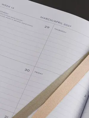 Smythson Soho 2027 Cross-grained Leather Diary