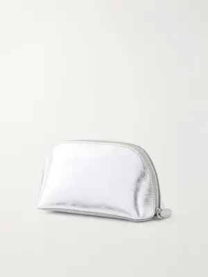 Smythson Metallic Leather Cosmetic Case