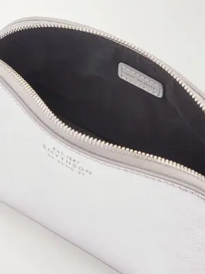 Smythson Metallic Leather Cosmetic Case