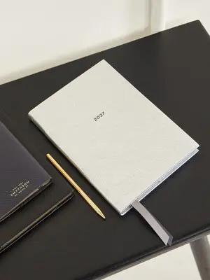 Smythson Soho 2027 Metallic Leather Diary