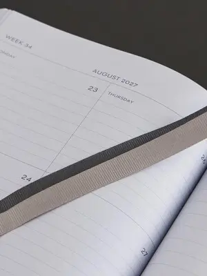 Smythson Soho 2027 Metallic Leather Diary
