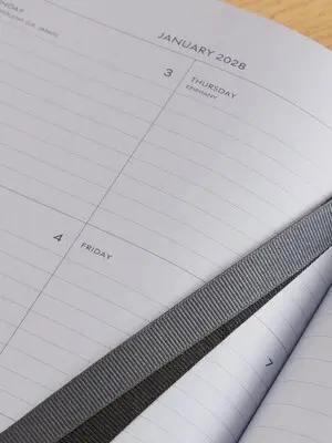 Smythson Soho 2027 Cross-grained Leather Diary