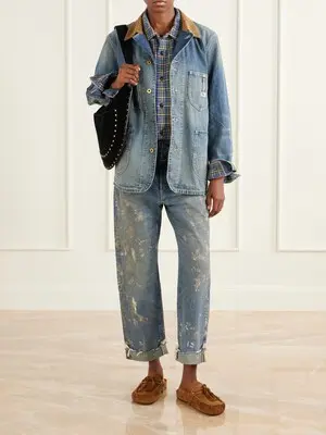 Ralph Lauren Paint-splattered Boyfriend Jeans