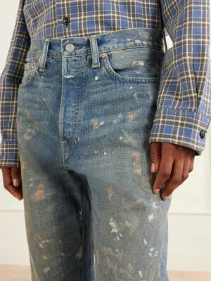 Ralph Lauren Paint-splattered Boyfriend Jeans