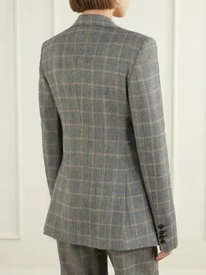 Stella McCartney Prince Of Wales Wool Blazer