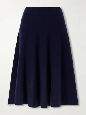 Arch4 Hillgate Cashmere Midi Skirt - Blue