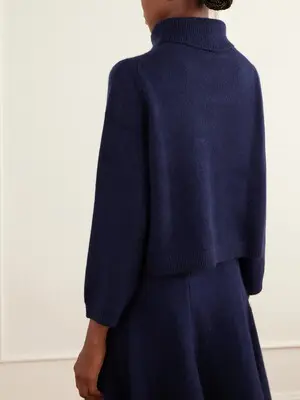 Arch4 Harwood Cropped Cashmere Turtleneck Sweater