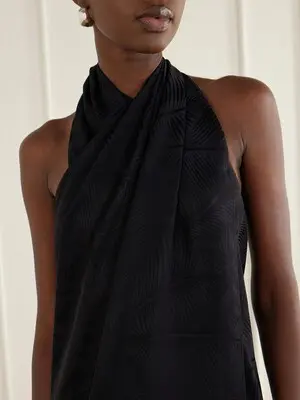 Johanna Ortiz Silent Water Satin-jacquard Tunic