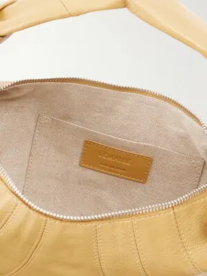 LEMAIRE Fortune Croissant Paneled Leather Shoulder Bag