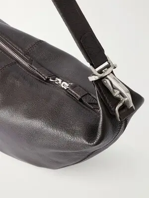 LEMAIRE Quiver Clip Mini Paneled Full-grain Leather Shoulder Bag