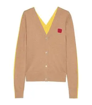 Max & Co. Cotton-cashmere Reversible Cardigan