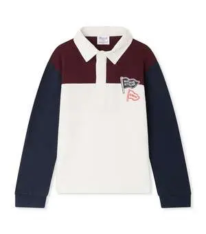 Bonpoint X Maison Kitsuné Cotton Polo Shirt