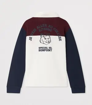 Bonpoint X Maison Kitsuné Cotton Polo Shirt