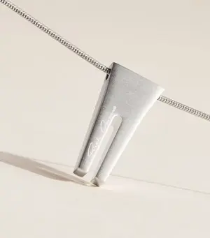 Rick Owens Brass Mini Open Trunk Necklace