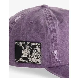 DUKE + DEXTER Midnight Chateau Graphic-print Cotton Cap