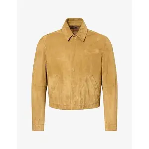 TOM FORD Collared Brushed Suede Jacket