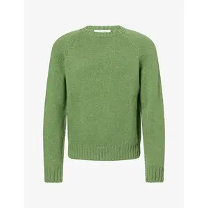 UMIT BENAN Cashmere Crew-neck Jumper - Grass