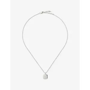 MISSOMA March Birthstone Sterling And Crystal Pendant Necklace - Silver