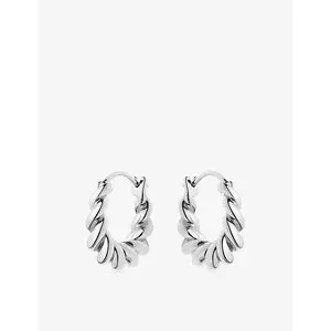 MISSOMA Tidal Plated Brass Hoop Earrings - Silver