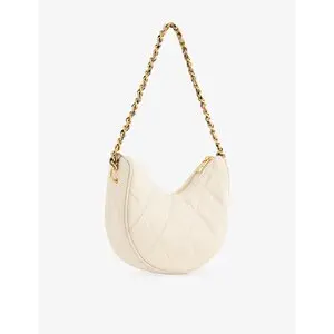 Burberry Horseshoe Chain Leather Shoulder Bag