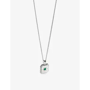 MISSOMA May Birthstone Sterling- And Crystal Pendant Necklace