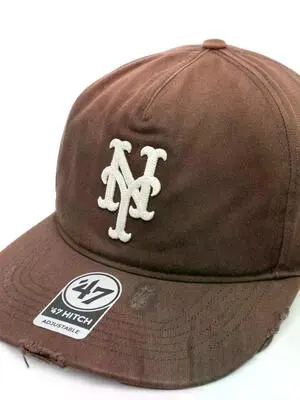 REPRESENT Distressed Embroidered-logo Cap