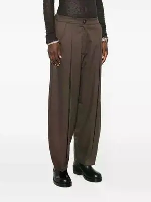Source Unknown Mika Tuck Straight-leg Trousers