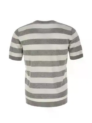 KANGRA Striped Cotton T-shirt