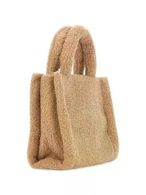COLMAR Teddy-effect Logo-patch Tote Bag