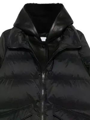 YVES SALOMON Quilted Hooded Coat