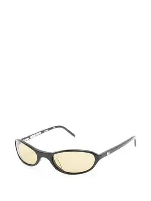BRU EYEWEAR Merrin Oval-frame Sunglasses - Black