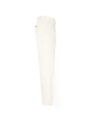 Eleventy Pleated Tapered-leg Trousers
