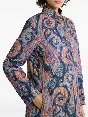 Etro Quilted Paisley Coat