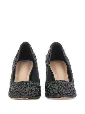 TWENTY FOURHAITCH Rhinestone-embellished Pointed-toe Pumps