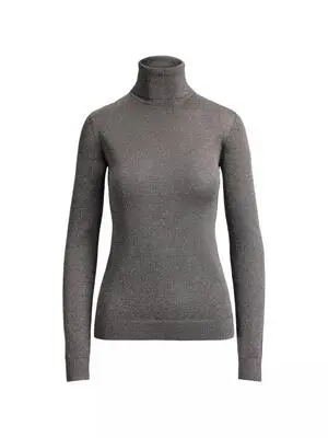 Ralph Lauren Metallic-effect Roll-neck Sweater