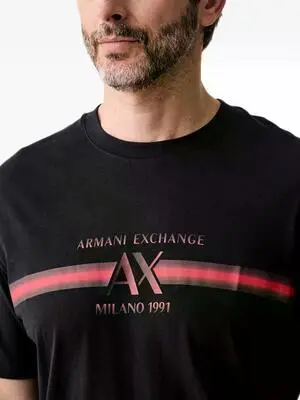 Armani Exchange Logo-print Crew-neck T-shirt
