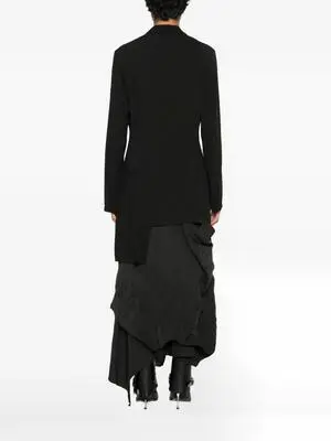 Yohji Yamamoto Asymmetric-hem Blazer