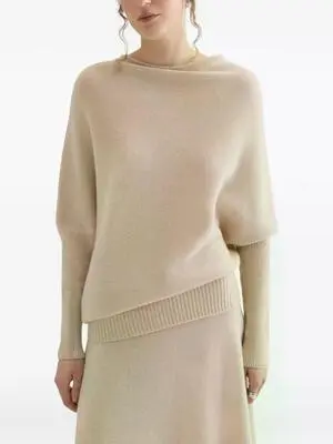 Agnona Asymmetrical Cashmere Sweater