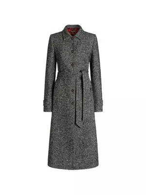 Dolce & Gabbana Single-breasted Wool-blend Chevron Coat