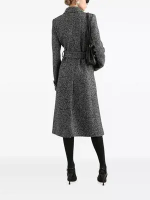 Dolce & Gabbana Single-breasted Wool-blend Chevron Coat