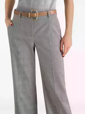 Dolce & Gabbana Glen Plaid Wool Trousers