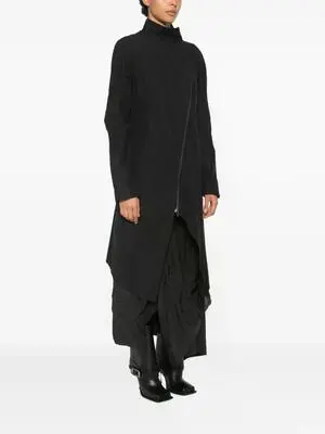LEON EMANUEL BLANCK Asymmetric Zip-up Coat