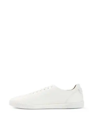 Giorgio Armani Logo-embossed Leather Sneakers